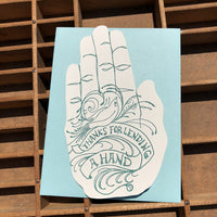 Thanks for Lending a Hand Card - Utility Goods
